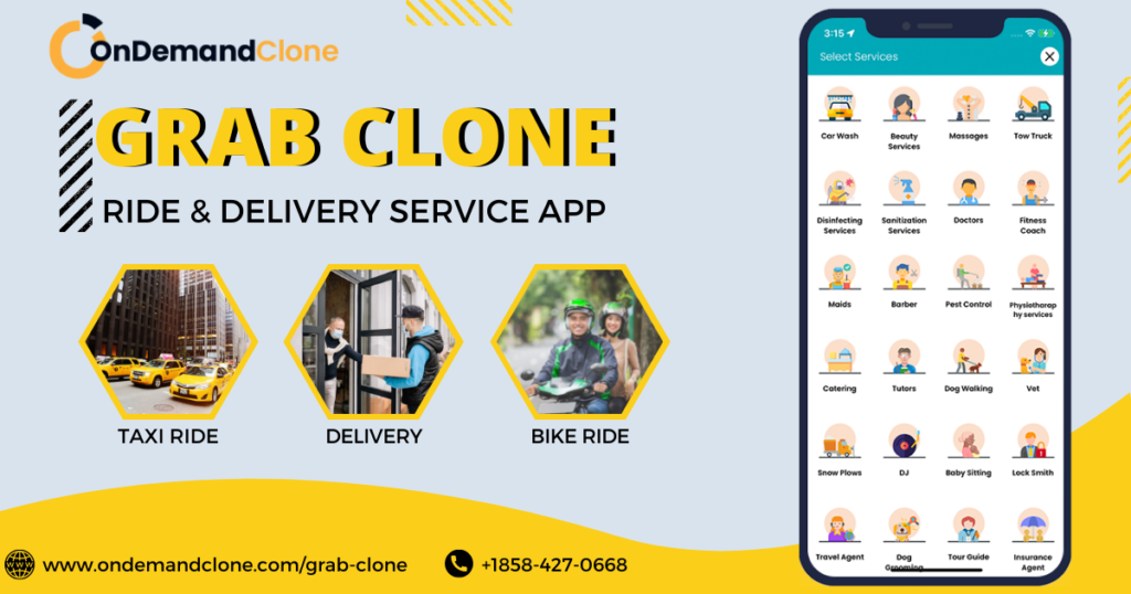Grab Clone Script Take On demand Business To New Heights