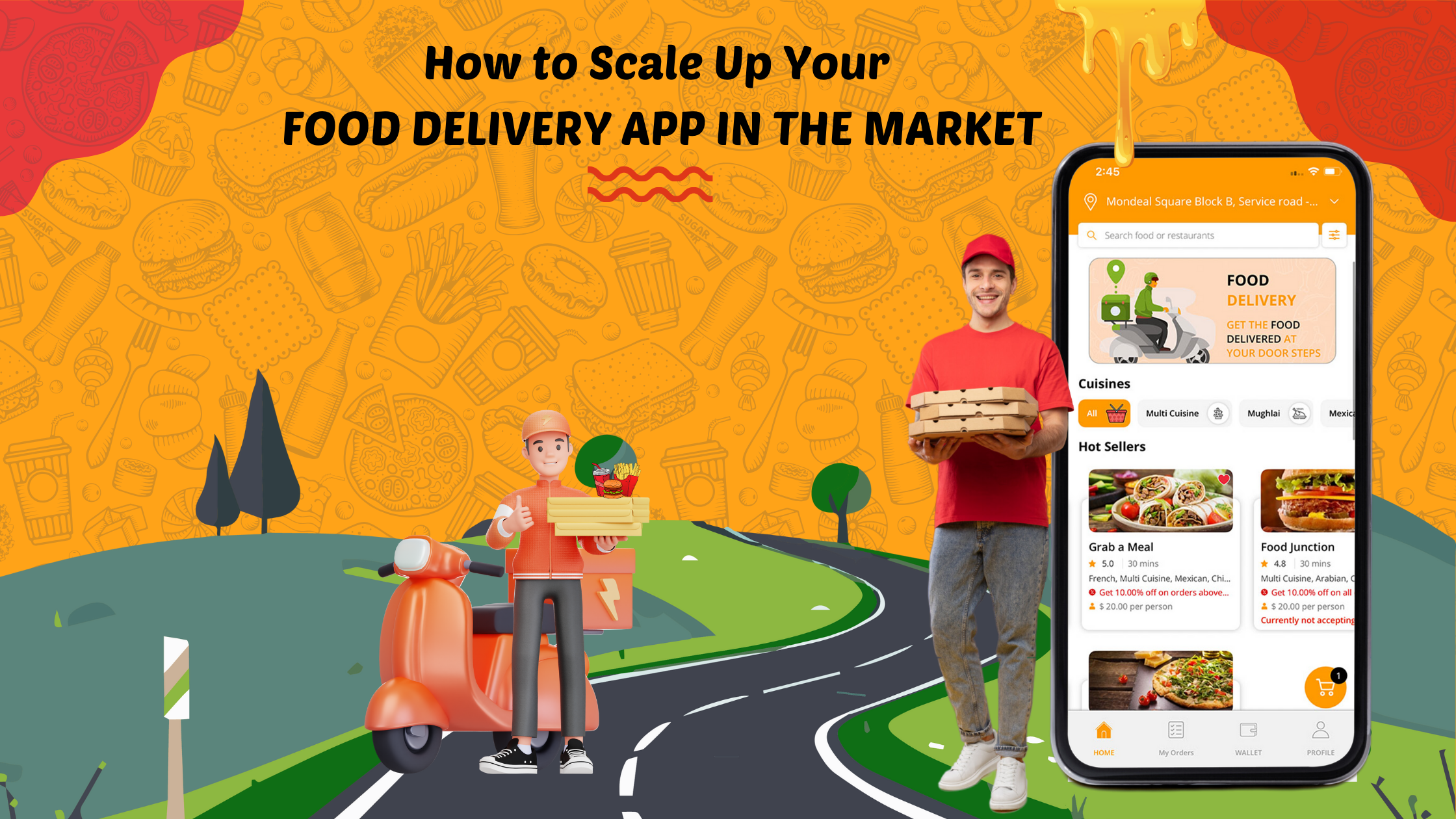 How to Scale Up Your Food Delivery App in the Market