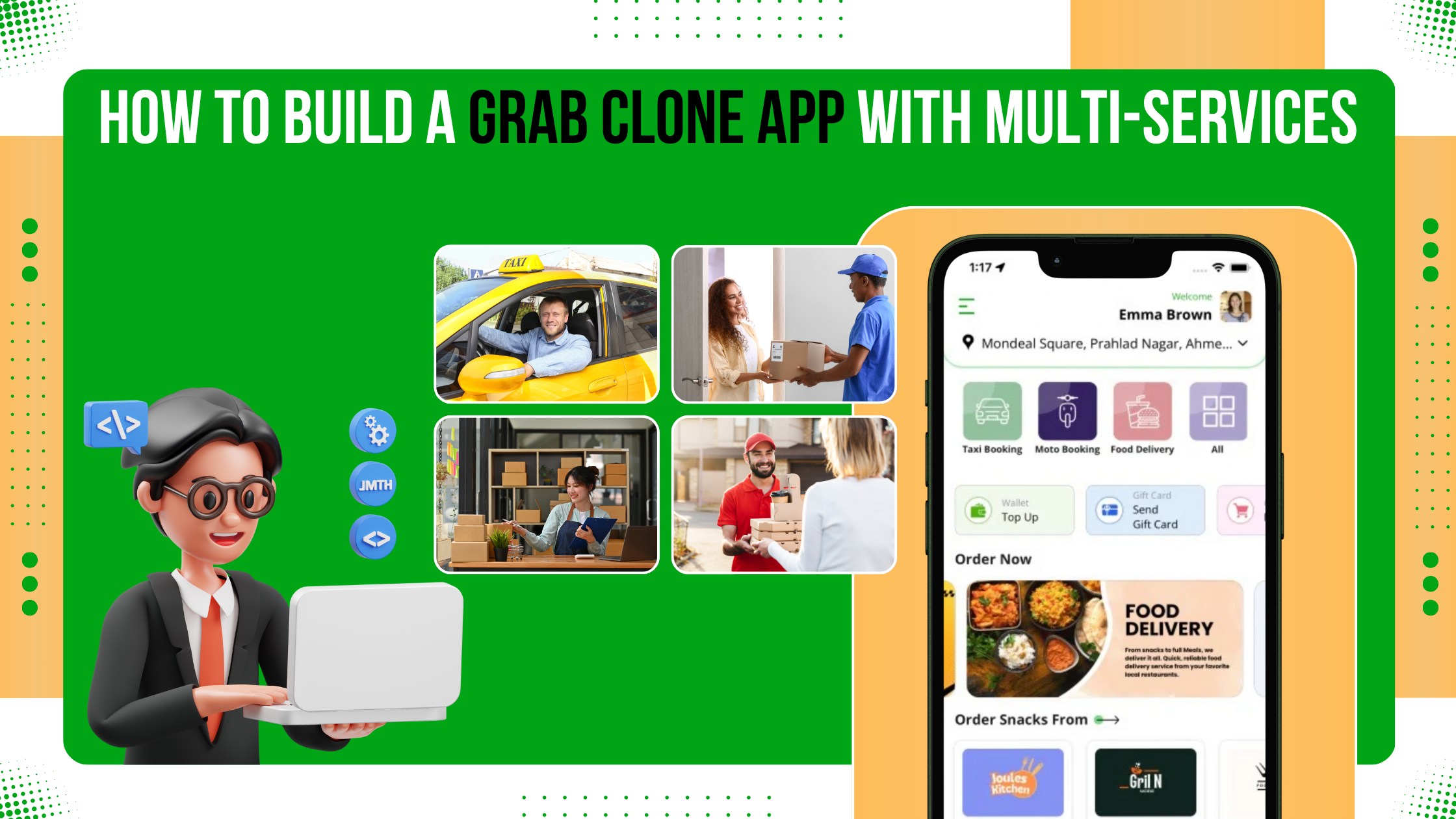 How to Build a Grab Clone App with Multi-Services